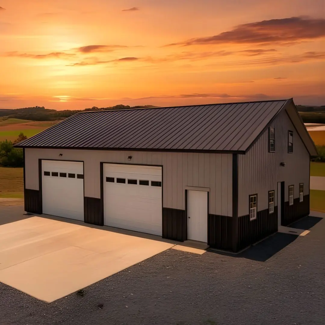 30x40x12 Metal Garage | Rancher | Metal America Garages